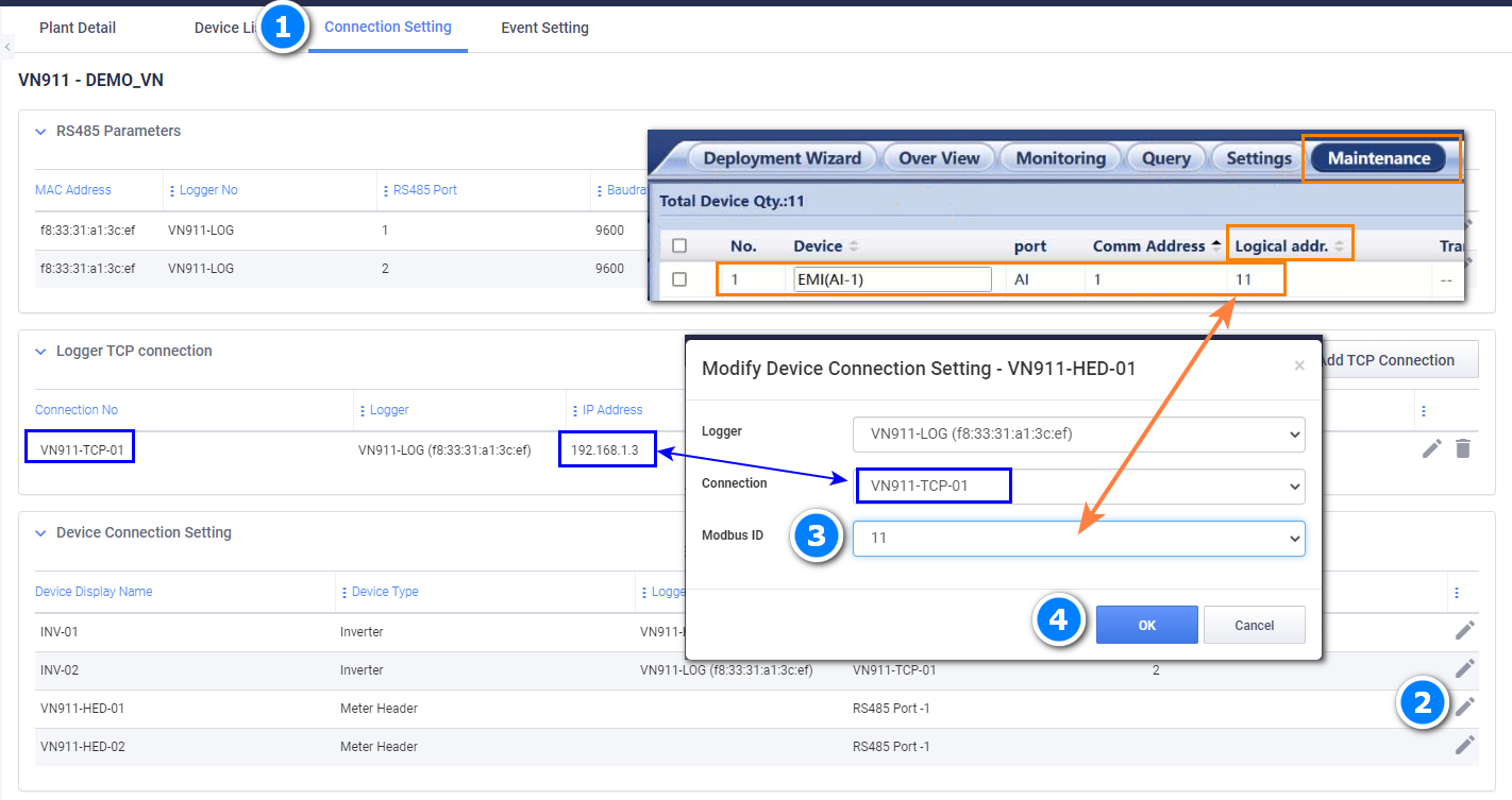 How to add meters which connected to Huawei smart logger into ...