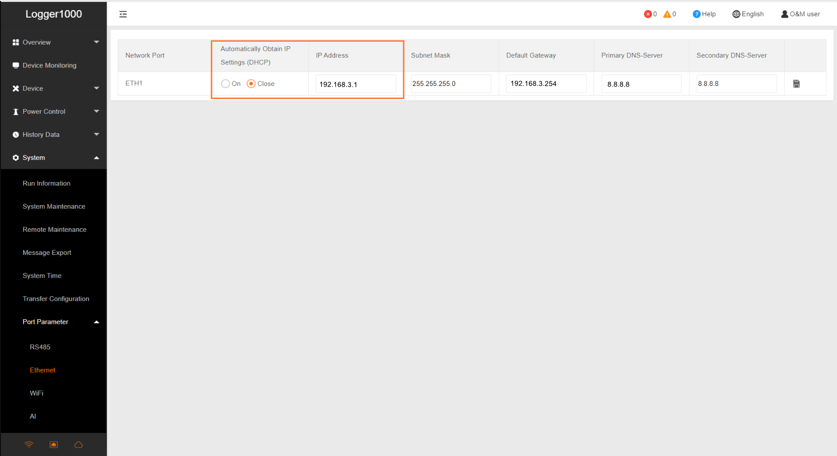 How to add meters which connected to Sungrow smart logger into ...