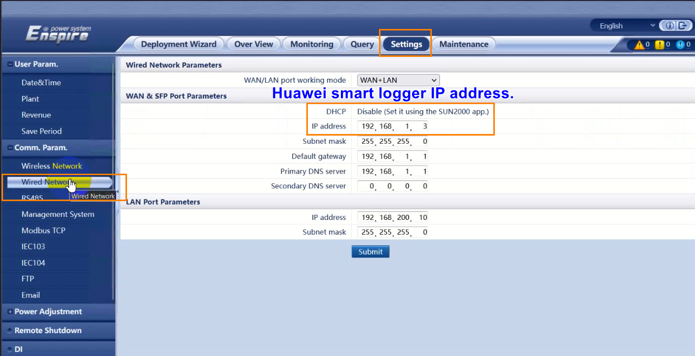 How to add meters which connected to Huawei smart logger into ...
